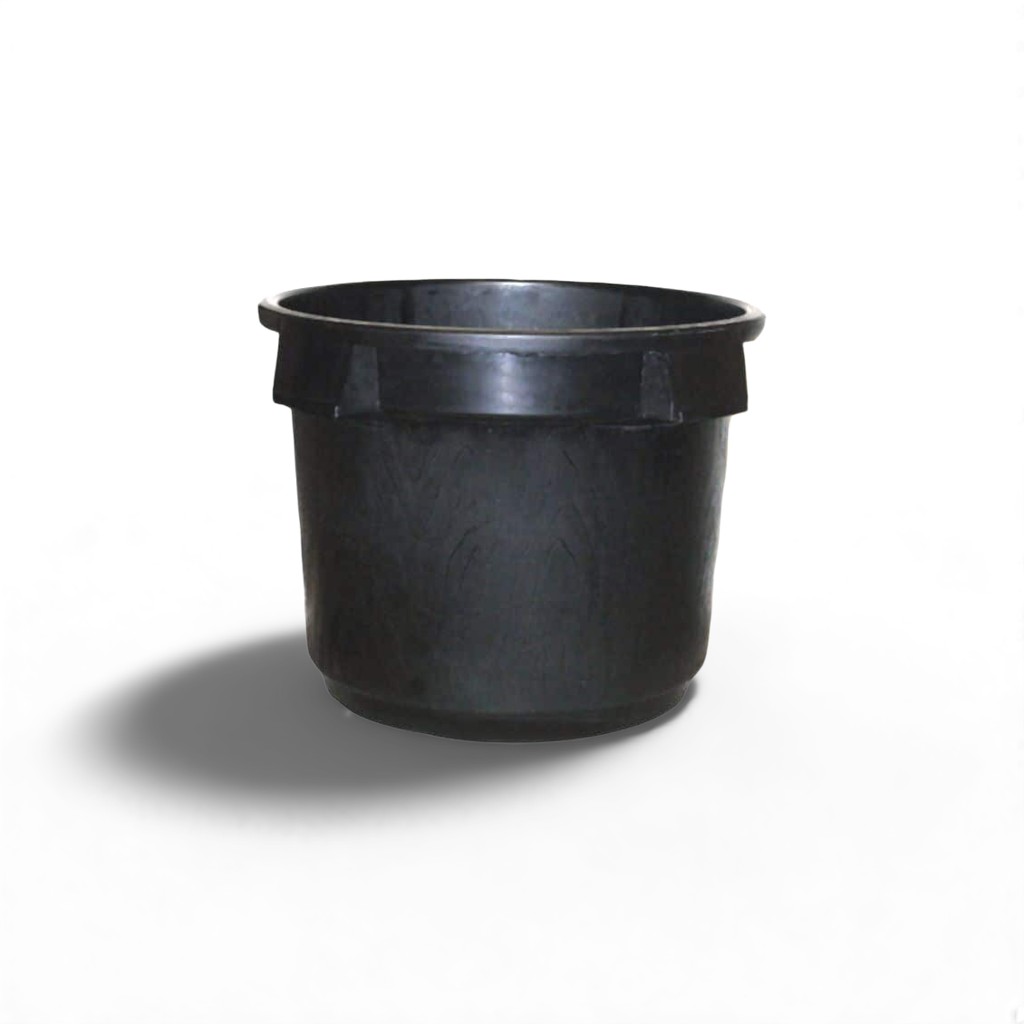 ROUND BLACK 52L POT 500MM - Hush Hydroponics