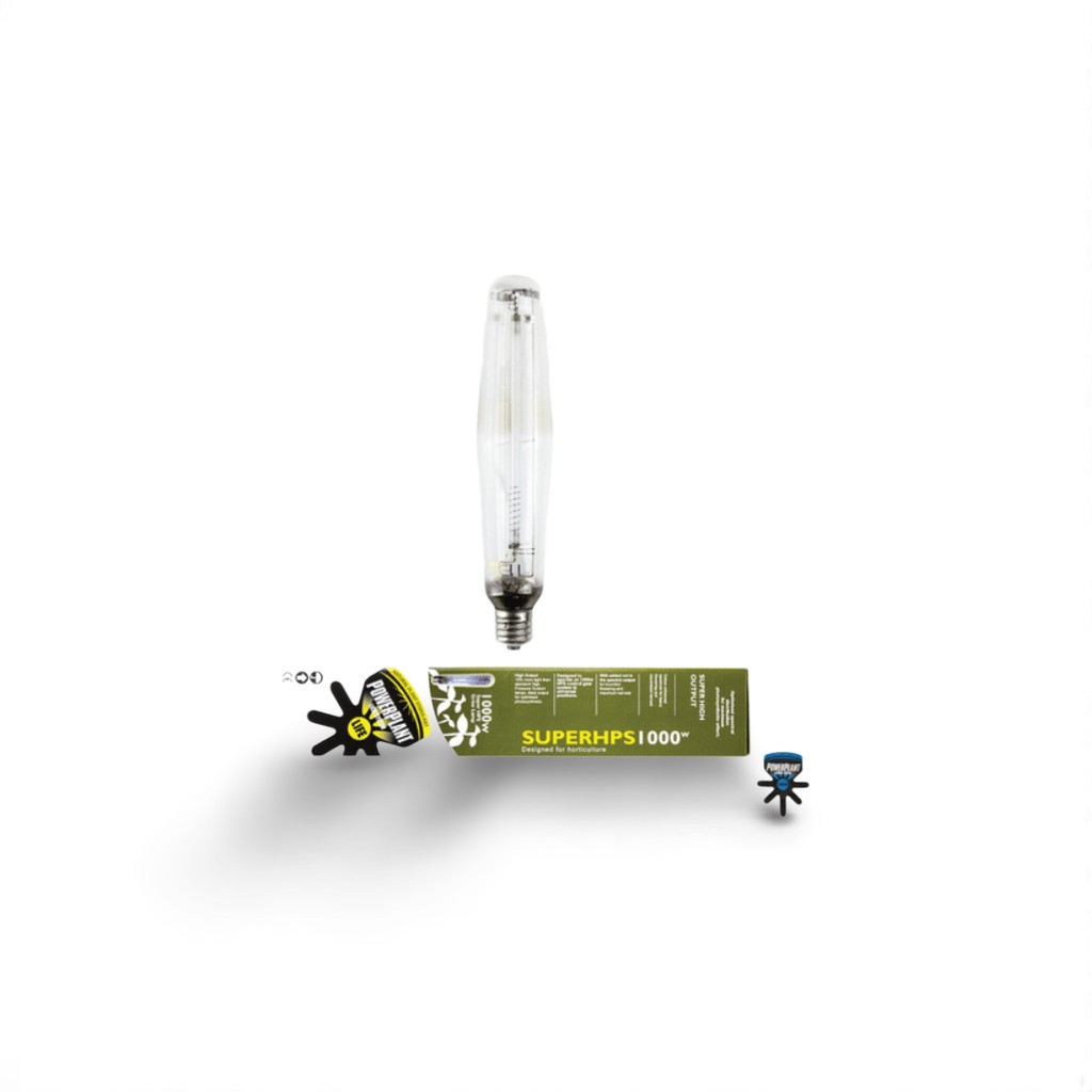 POWERPLANT HIGH PRESSURE SODIUM (HPS) LAMP - 1000W - Hush Hydroponics